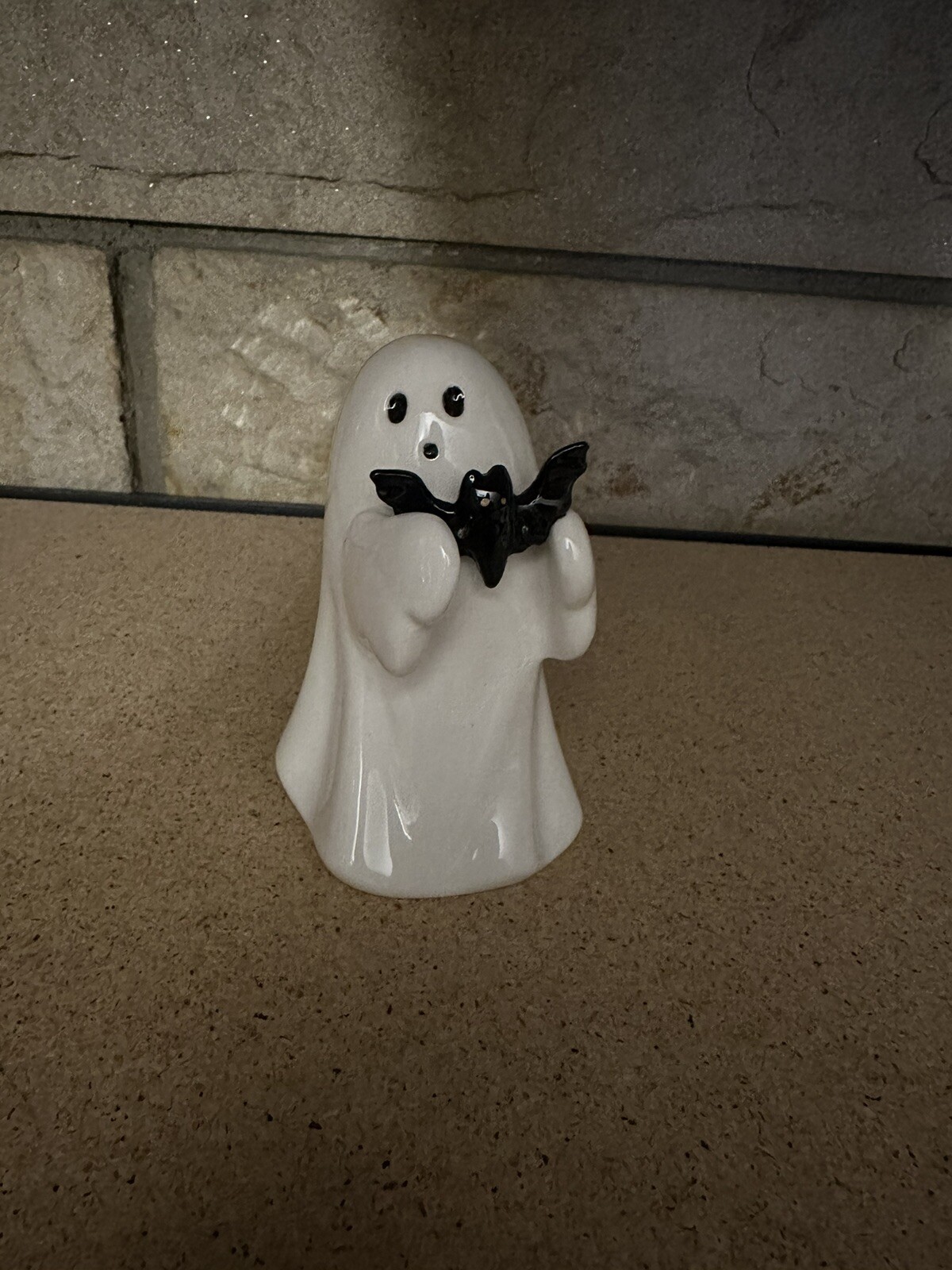 Target Halloween Ghost with Bat 4.5"H Ceramic Figurine Hyde & EEK ...