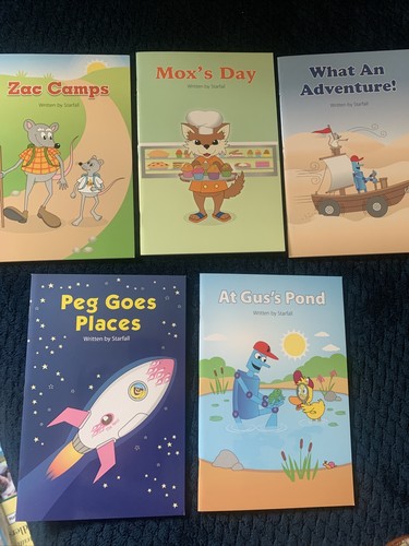 New Starfall Readers Lot Of 5 Decodable Books Reading Nonfiction Zac ...