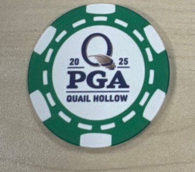 PGA Championship 2025 Clay Poker Chip Green Poker Chip - 1pc | eBay