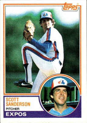 1983 Topps Scott Sanderson Montreal Expos #717 | eBay