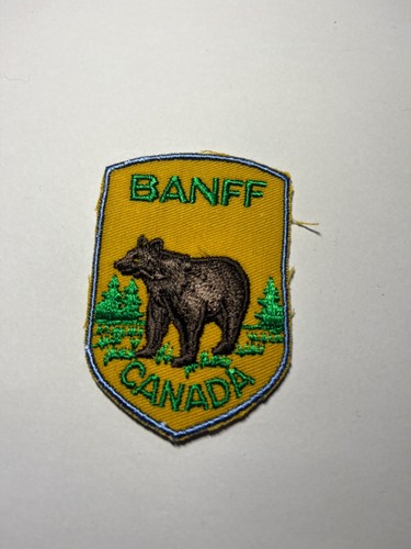 BANFF CANADA ECUSSON BRODE EMBROIDERED PATCH WAPPEN KAMM CRESTA STEMMA ...