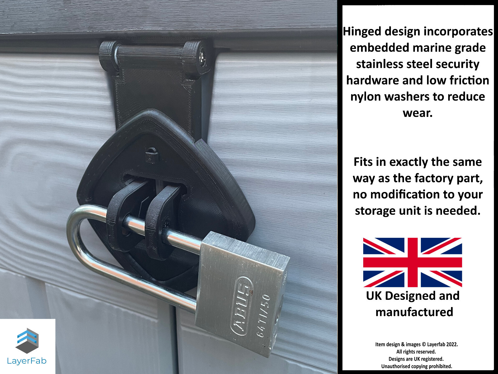 Keter STH & STHA Replacement High Strength Lock system for Store it out ...