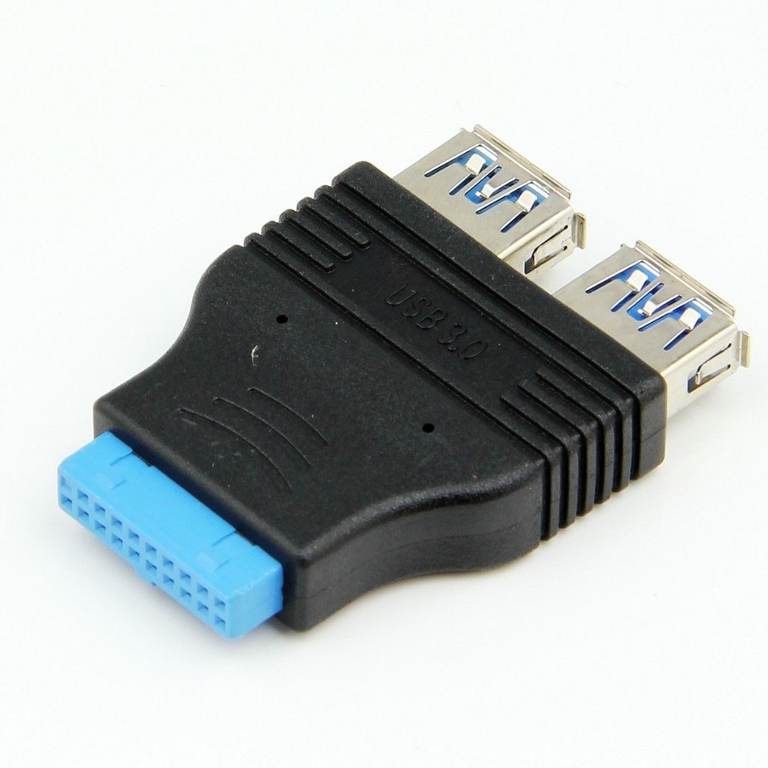 USB 3.0 Motherboard Header 20 Pin to 2 USB A Port Socket USB Female ...