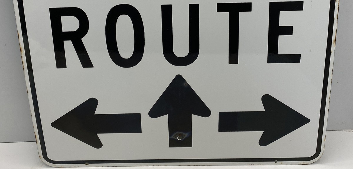 Vintage Michigan M22 Highway Sign 24 By 24 Thick Aluminum 2022