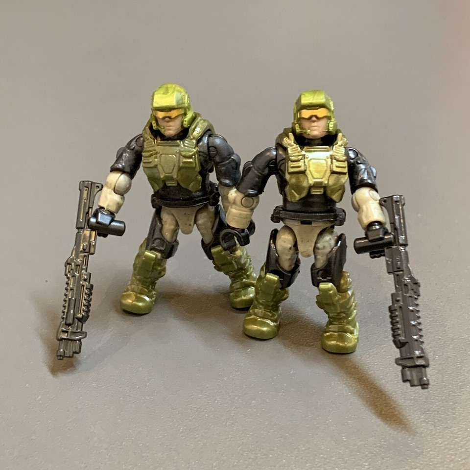5X HALO Mega Construx UNSC Marine v2 FIGURES 2019 GFT67 UNSC Marine ...