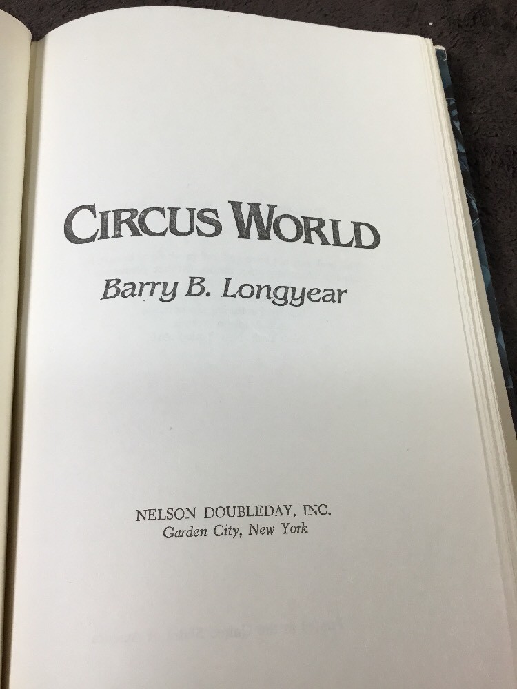 VINTAGE SCIFI HB Circus World By Barry B. Longyear 1980 BCE | eBay