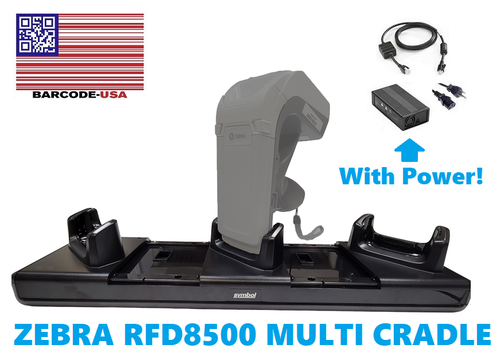 Zebra RFD8500 Cradle CRDUNIV-RFD8500-1R Charges 3 RFD8500 Scanners, w ...