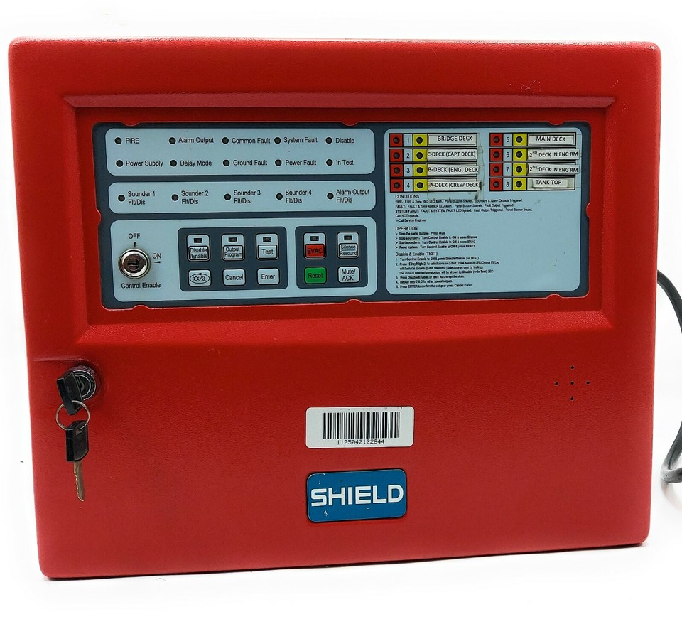 Shield P-C208A Fire Alarm Devices - Conventional Eight/Sixteen Zone ...