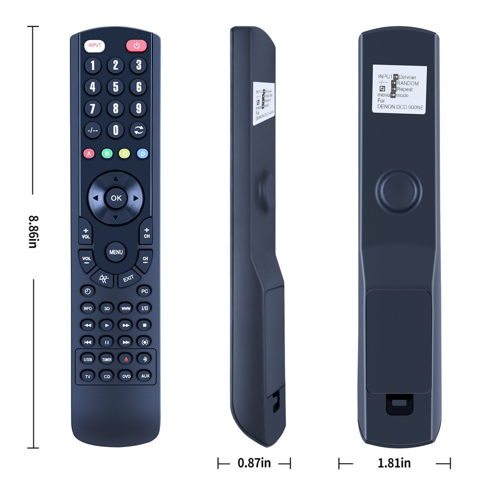 New RC-1246 Replacement Remote Control For Denon DCD-900NE, DCD900NE | eBay