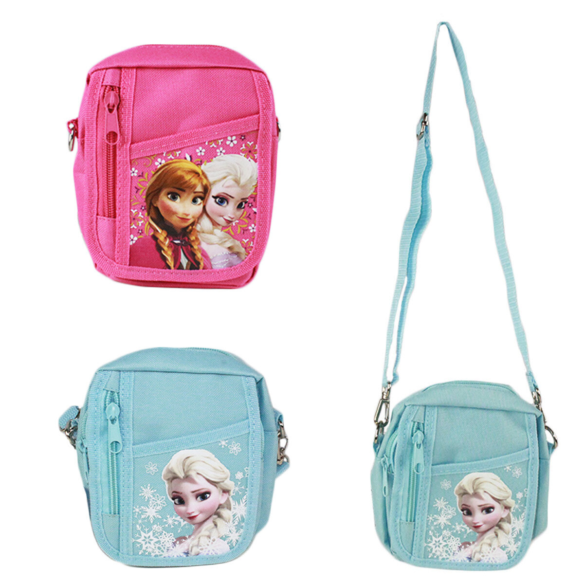 New Walt Disney Frozen Elsa Anna Crossbody Swingpack Shoulder Bag Girls ...