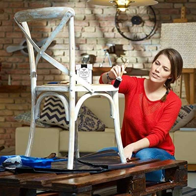 | Oval Chalk Paint Brush for Milk Paint | round Paint Brushes Furniture ...