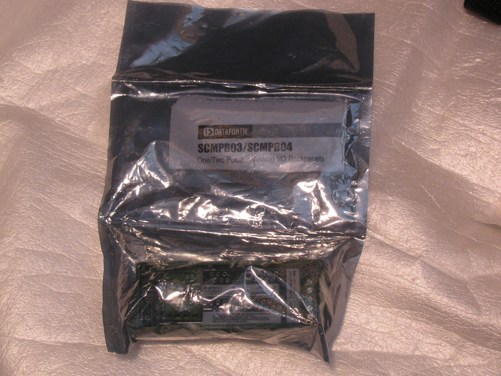 new DATAFORTH SCMPB04-3 Dual channel backpanel in sealed bag | eBay