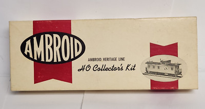 Vintage HO Ambroid H-24 Payroll Car Wooden Craftsman Kit | eBay