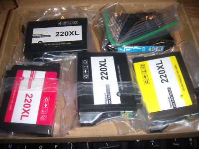 EPSON 5 PK 220XL Ink Cartridges Epson Workforce WF-2750 WF-2760 WF-2630 ...