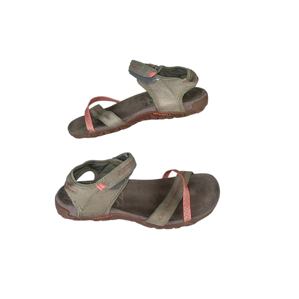 Merrell Terran Cross II Putty Sandals -J55300-Women’s Size 9 in Tan ...