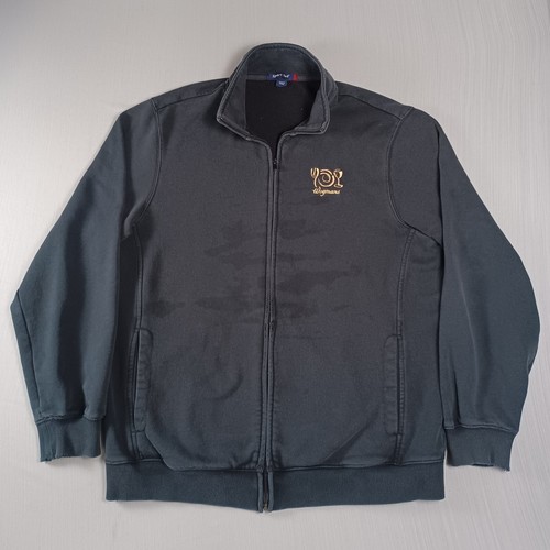 Wegmans Employee Uniform Cardigan Sweatshirt Mens Large Black Grocery ...