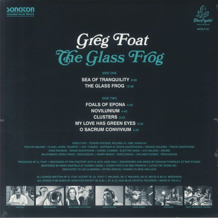 Greg Foat - The Glass Frog (LP) 5050580822887| eBay