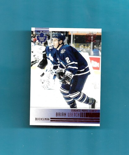 2004-05 Pacific EXCLUSIVE RED # 245 BRIAN LEETCH NY RANGERS/TORONTO ...