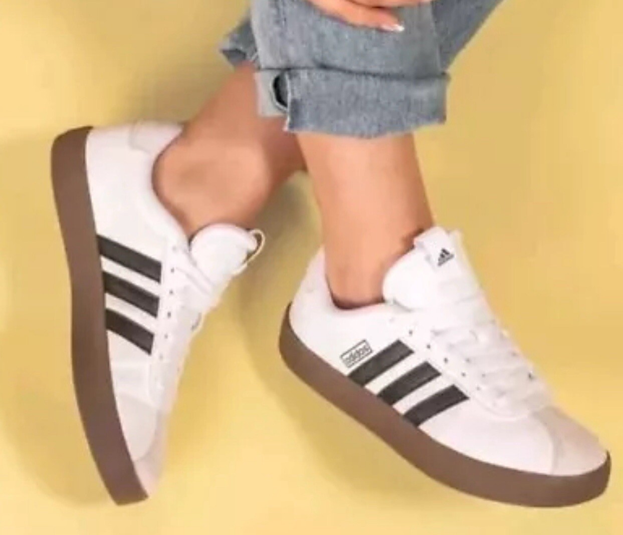 Adidas Women's VL Court 3.0 Leather Sneaker Id8797 NEW IN BOX White ...