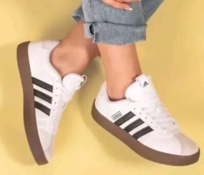 Adidas Women's VL Court 3.0 Leather Sneaker Id8797 NEW IN BOX White ...