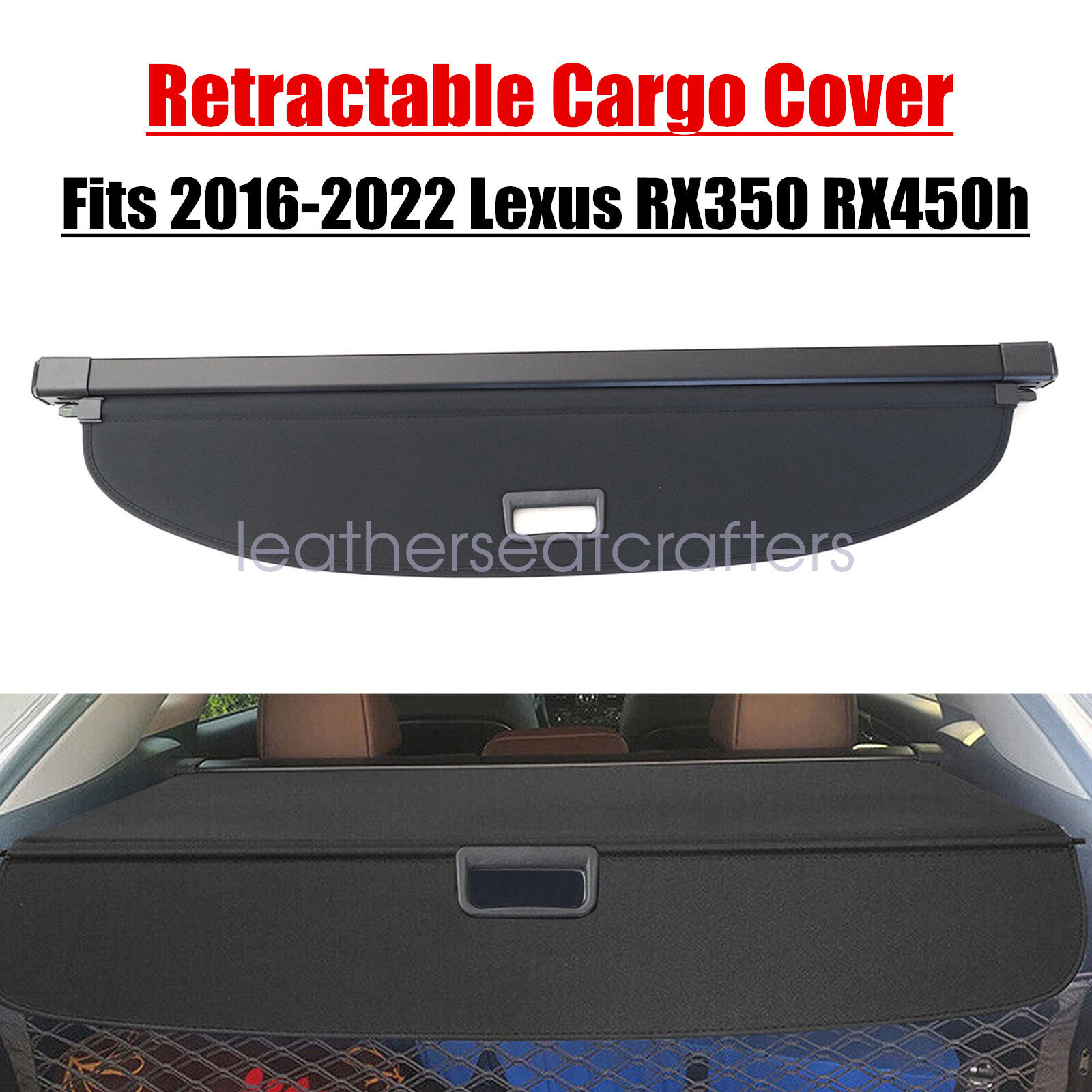 For 2016-2022 Lexus RX350 RX450h Rear Retractable Security Shield Cargo ...
