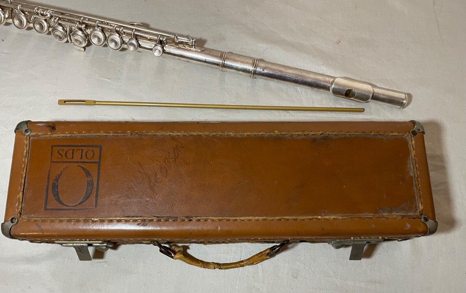 Vintage Emerson eld elkhart Indiana flute silver serial numbers 33765 ...