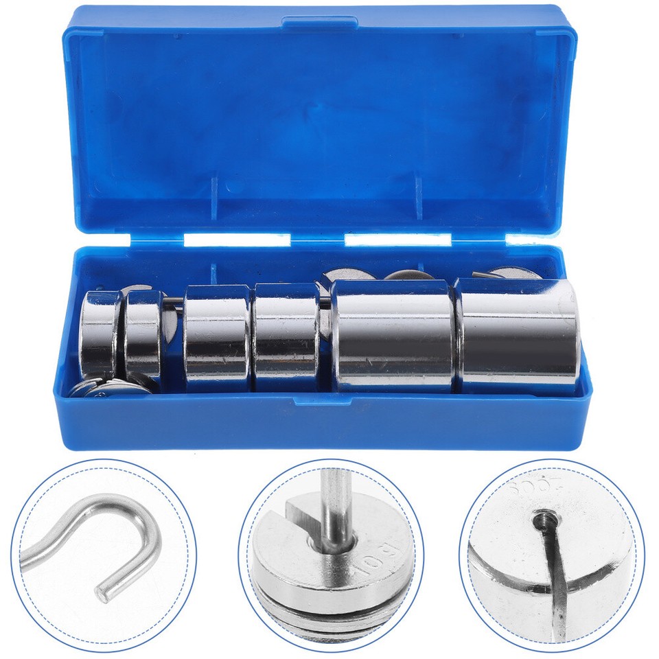 1 Set Metal Laboratory Slotted Masses Laboratory Metal Slotted Weights ...