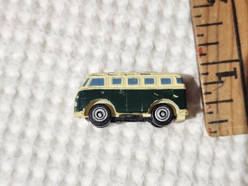 Vintage Micro Machines Mini Sports car Volkswagen VW Van Green | eBay