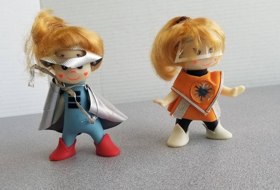 Vintage 1967 Swedlin Mini Martians Star House With 6 Martians ...