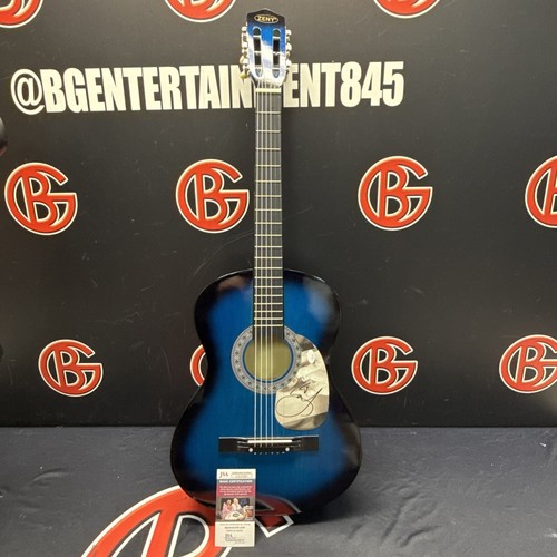 Taylor Swift Autographed Blue Acoustic Guitar Signed With ️ JSA COA ...