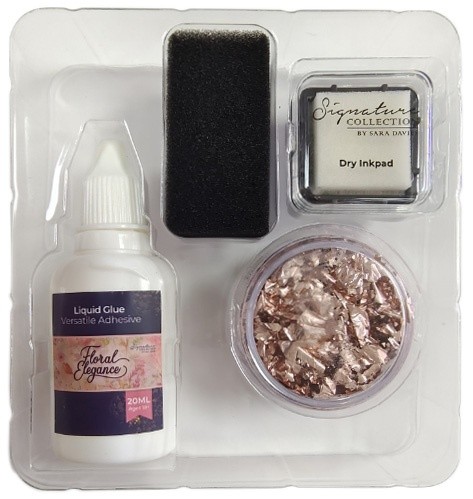Sara Signature Floral Elegance Gilding Flakes Kit-4 Pieces SFEGILFL | eBay