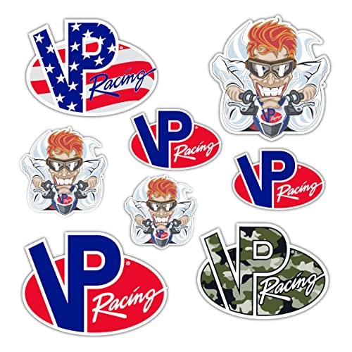Decalcomania VP Racing Decals - Set of 8 Officially Licensed VP Racing ...