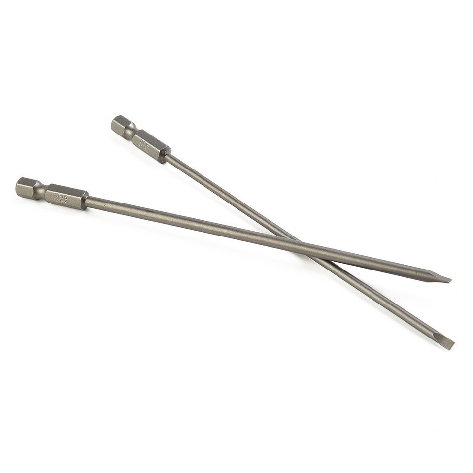 Hex Shank Screwdriver Bit 4pcs 6.25mm 1 4 Inch Flat Head Alloy Steel ...