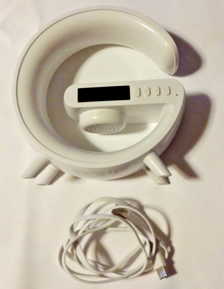 ST Simply Tech 4 IN 1 Multifunction Speaker Clock & Alarm Wireless ...