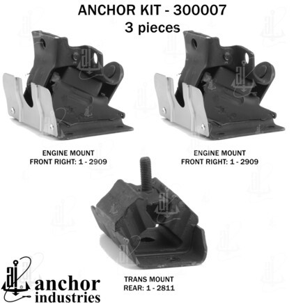 Anchor Motor Mounts 300007 Engine Mnt Kit | eBay