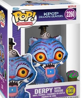 Funko Pop! K-Pop Demon Hunter Derpy With Sussie Glow In The Dark GITD ...
