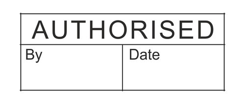 AUTHORISED RUBBER STAMP SELF INKING TRODAT OFFICE BUSINESS ACCOUNTS ...