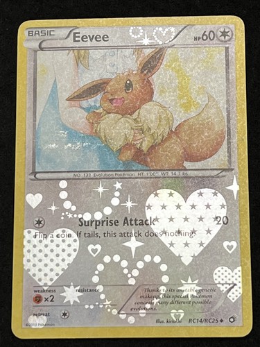 Pokemon EEVEE RC14/RC25 (Vintage) Radiant Collection - LP/Light Play | eBay