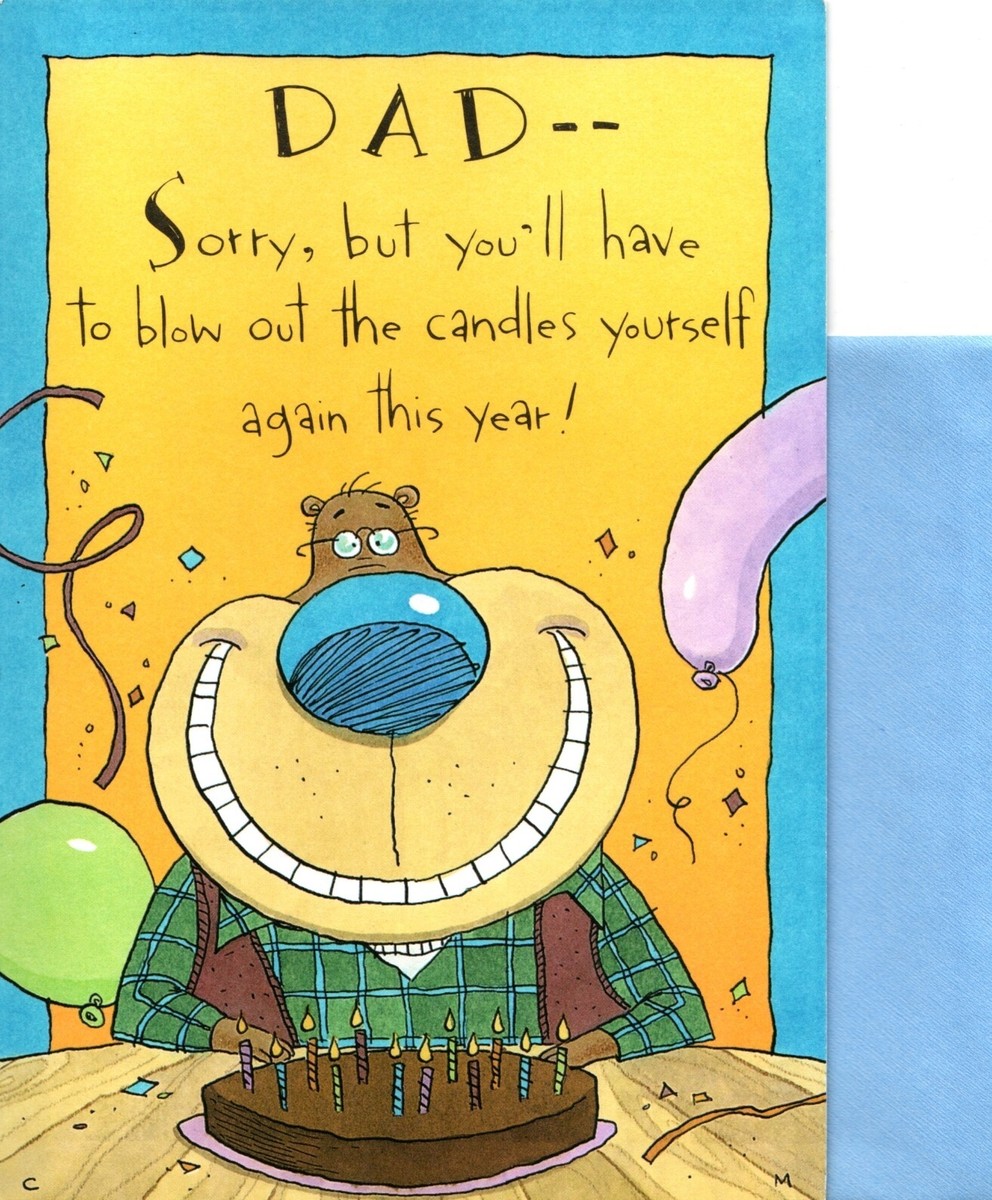 Happy Birthday Dad Ecard Funny