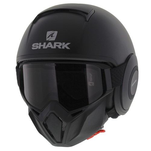 Shark Street Drak Matt Black, Matte KMA Raw, Motorcycle Helmet, NEW! | eBay