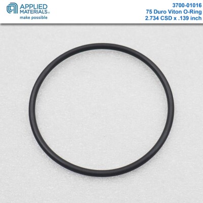 NEW APPLIED MATERIALS 3700-01016 75 Duro Viton O-Ring ID 2.734 CSD x ...