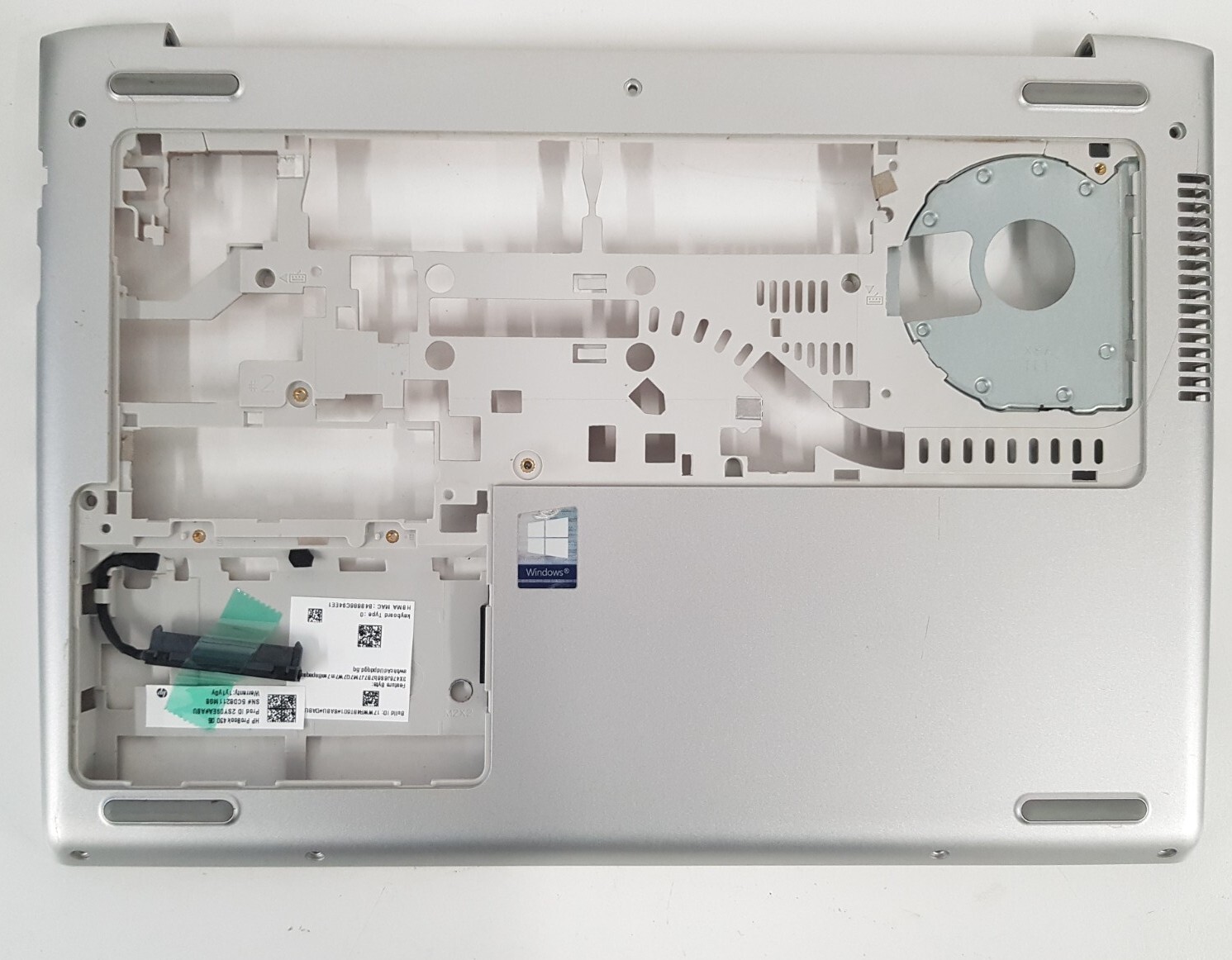 HP Probook 430 G5 Bottom Base Chassis With Rubber Feet 4CX8ABATP0A inc ...