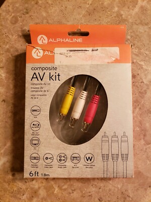 ALPHALINE Composite AV kit 6ft, Model #15516, *Brand New* | eBay