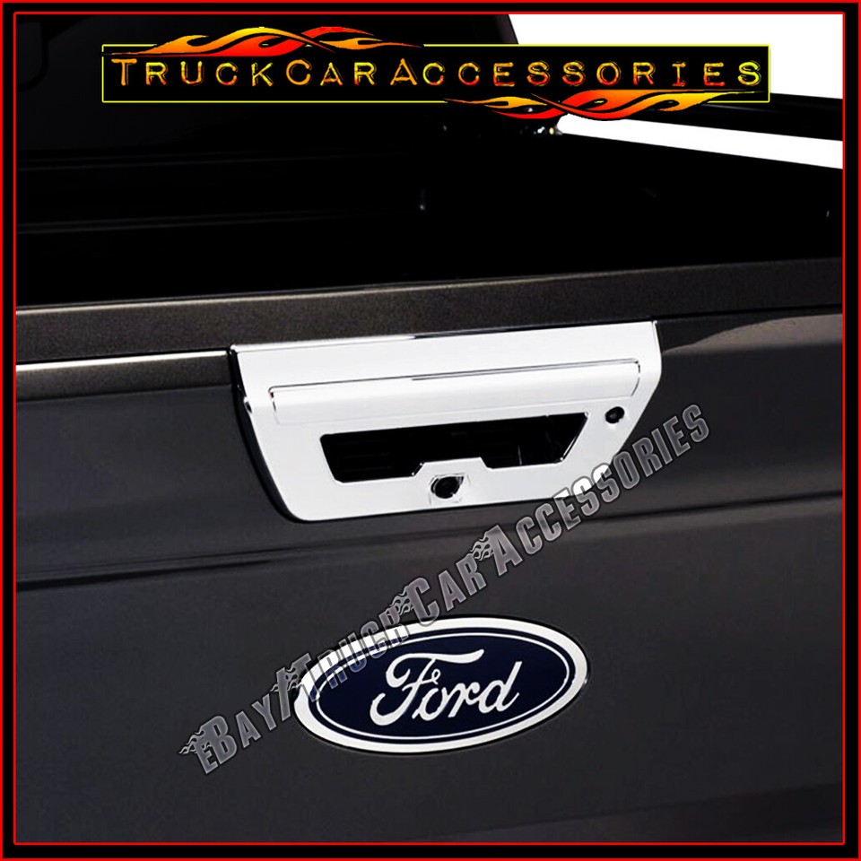 For FORD F150 15 16 17 Lariat Platinum King Ranch Chrome Tailgate Cover ...