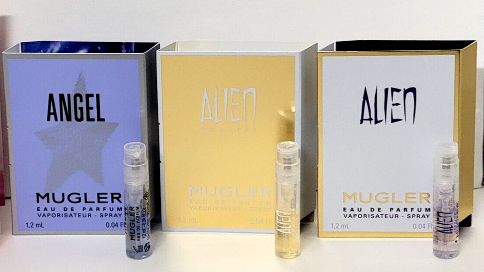Angel EDP, Alien Goddess EDP, Alien EDP by MUGLER (3 Spray Vials for ...