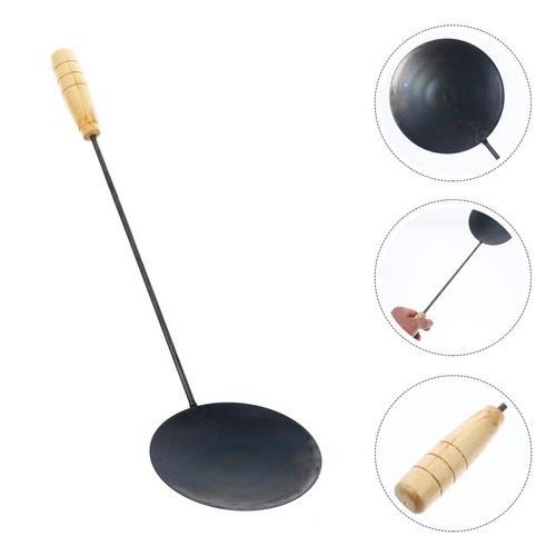 Cake Frying with Handle Pancake Spoon Soup Ladle Foil Slotted | eBay