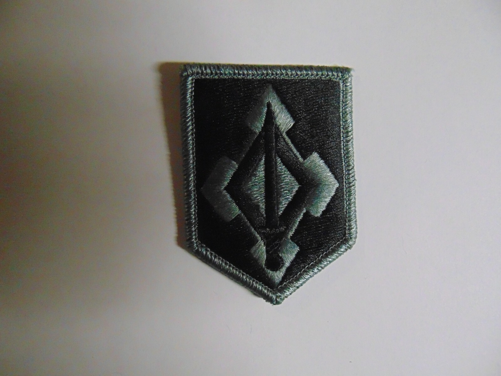 MILITARY PATCH US ARMY HOOK LOOP BACK FOR ACU UNIFORM MAN SPT CTR OF ...