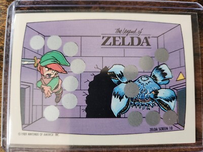 1989 Topps Nintendo Legend of Zelda Screen 10 Scratch-Off #10 Link | eBay