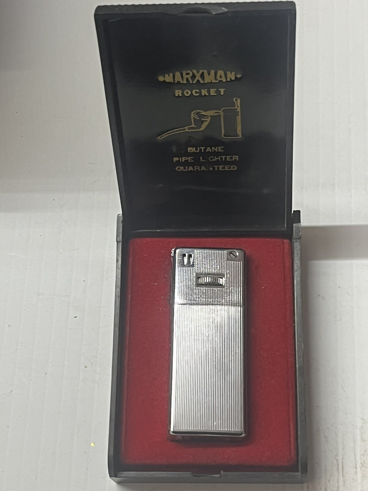 lighter butane Gas Japan Marxman Rooket Cigarette Vintage 1970 In Box ...