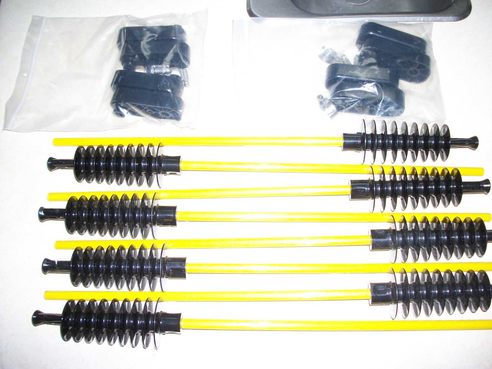 LOT OF 8 NEW SENSTAR STELLAR PERIMETER ELECTRIC SECURITY RODS FENCE ...